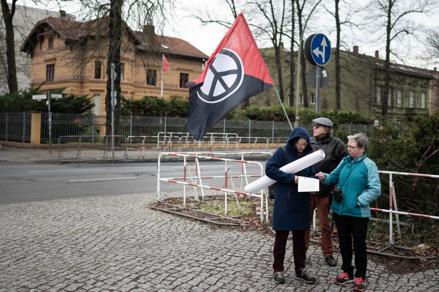 Solidarity action near the Belarusian embassy in Berlin – OUR HOUSE